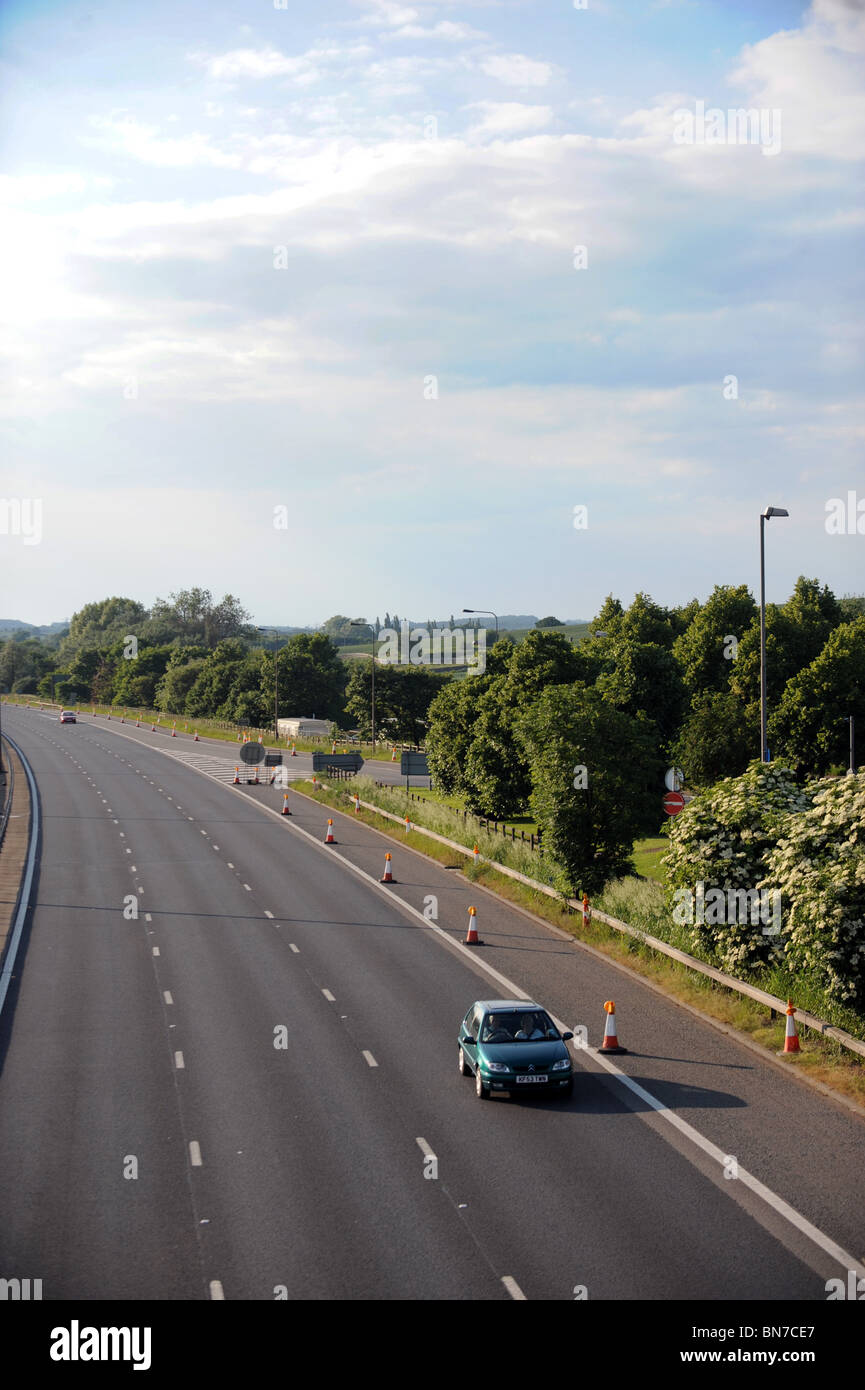 Cars on the M1 motorway Stock Photo - Alamy