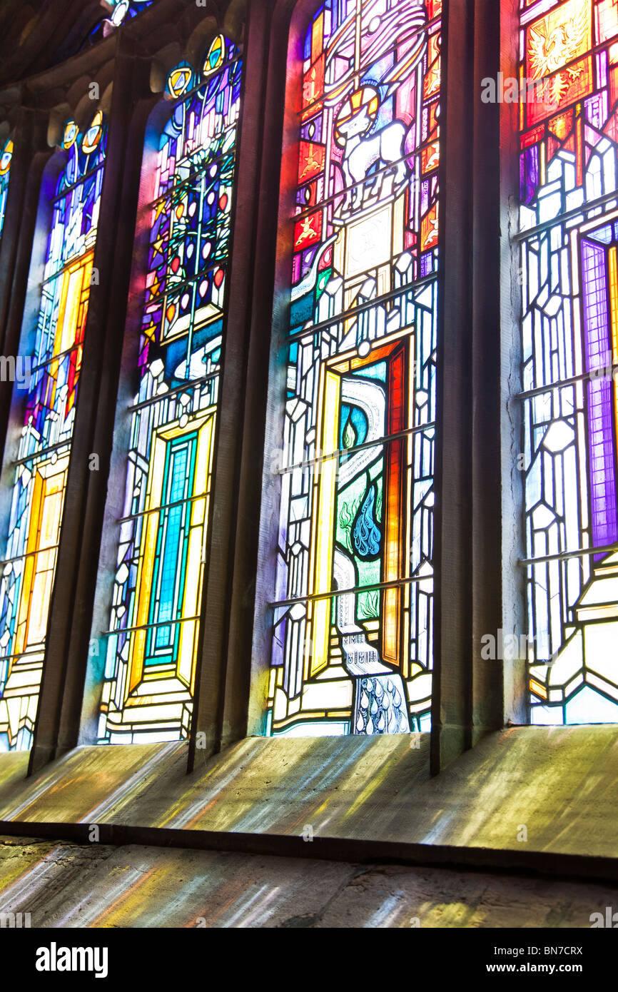 Coloured glass panels hi-res stock photography and images - Alamy