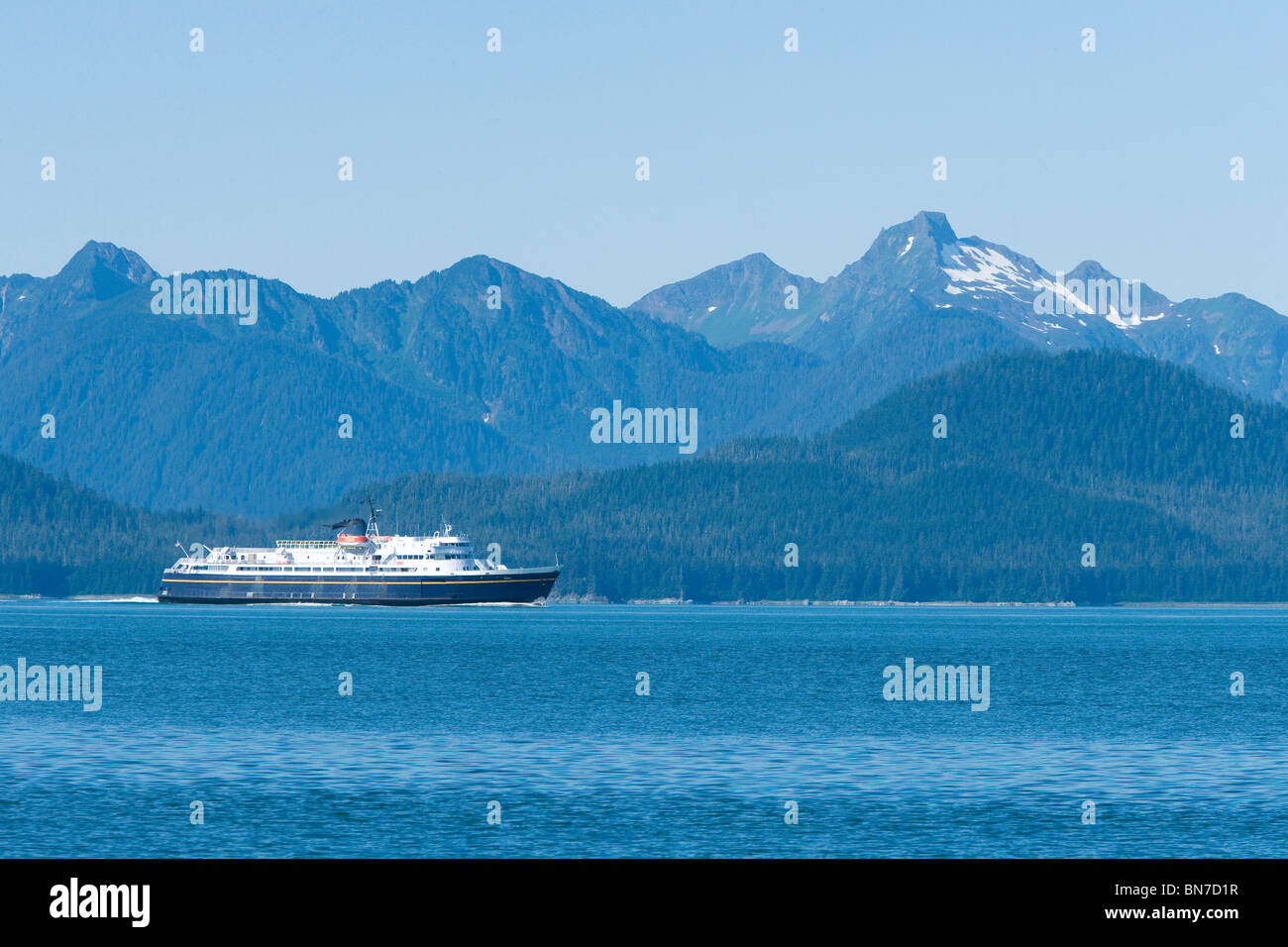 Alaska State Ferry in Chatham Strait, Alaska Stock Photo - Alamy