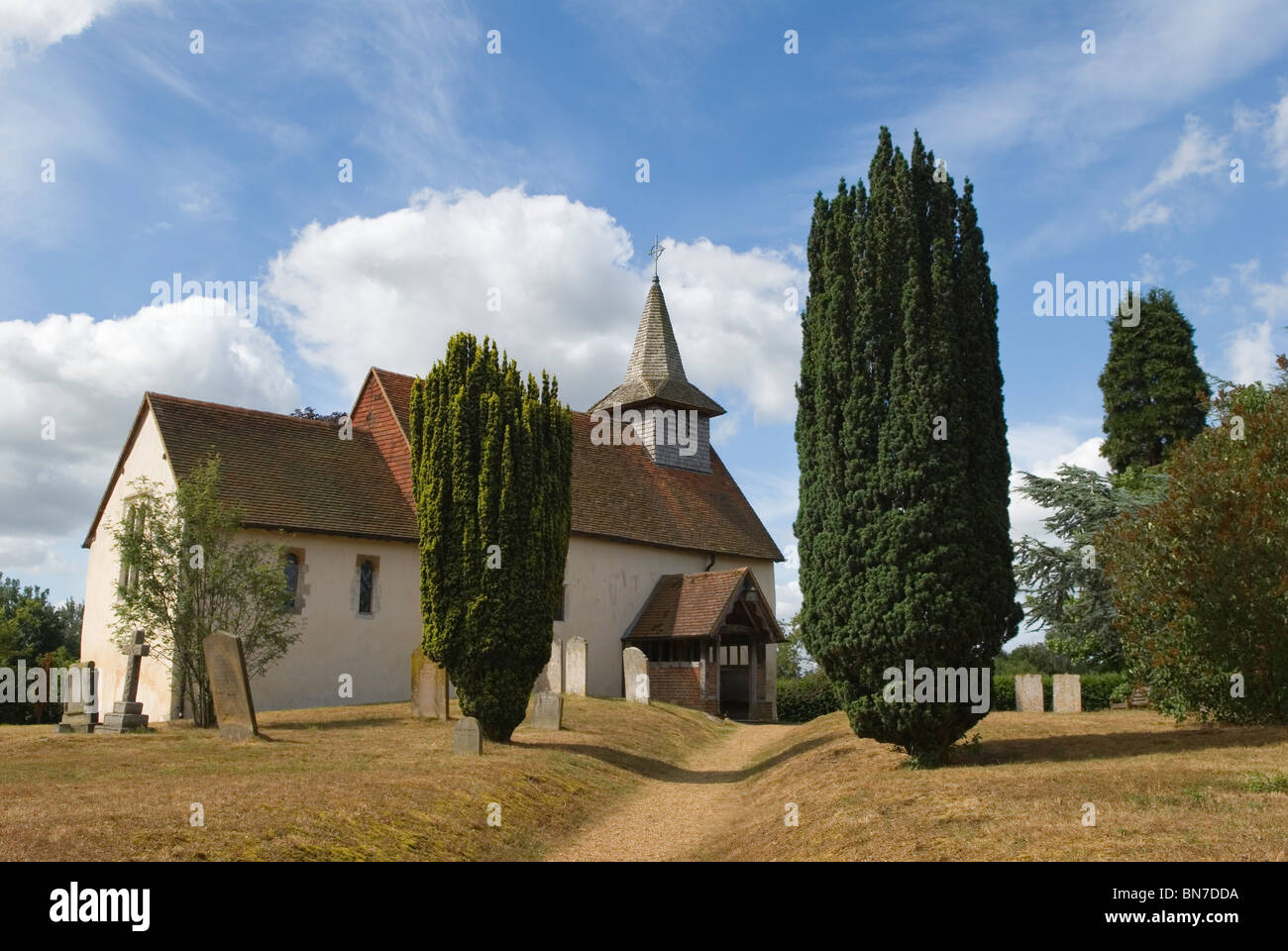 Wisley Parish Church Surrey Uk 2010 2010s UK HOMER SYKES Stock Photo ...