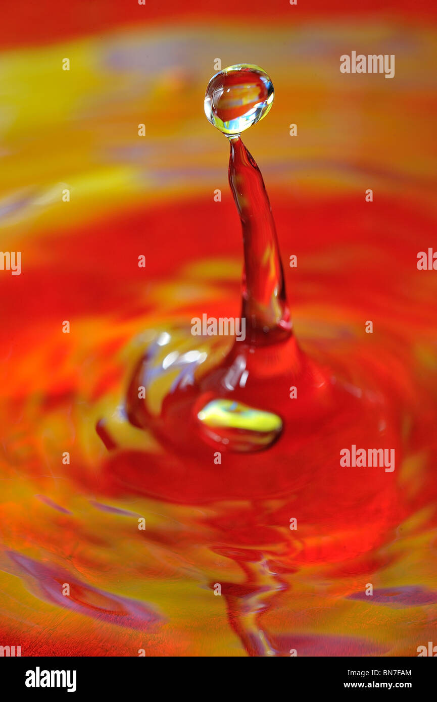 water drop splash Stock Photo - Alamy