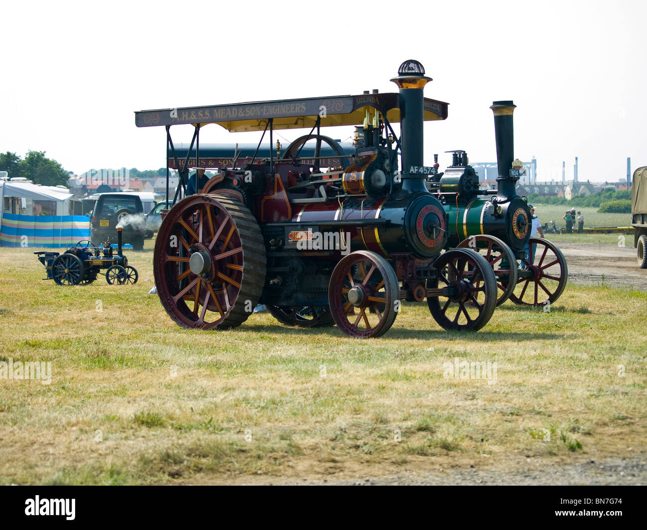 steam traction engines Stock Photo - Alamy