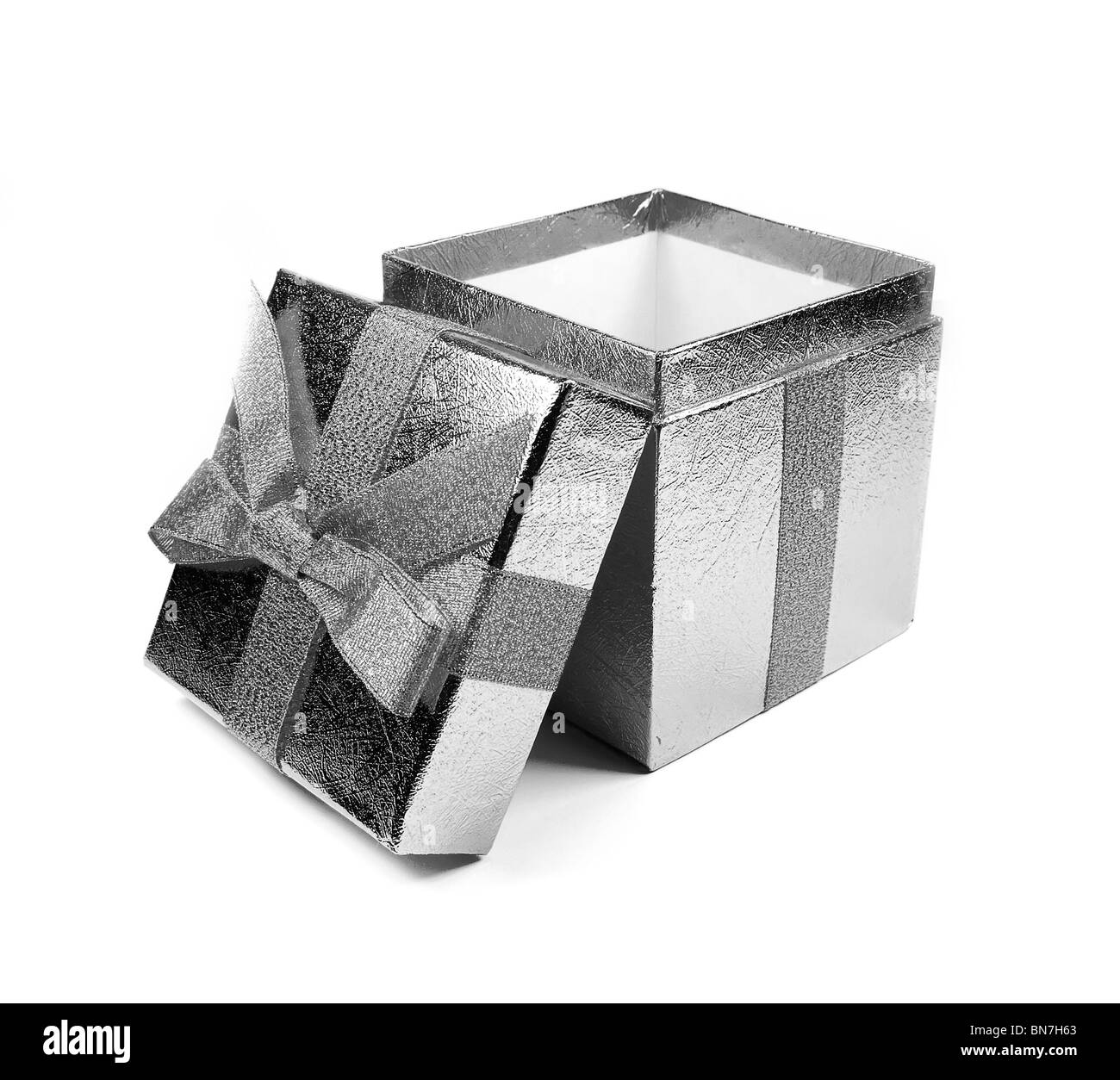 Birthday bow isolated Black and White Stock Photos & Images - Alamy