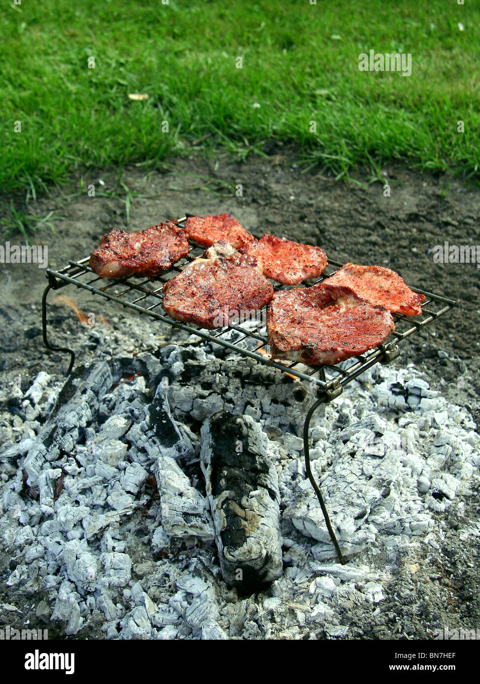 Rare steak from grill Stock Photo - Alamy
