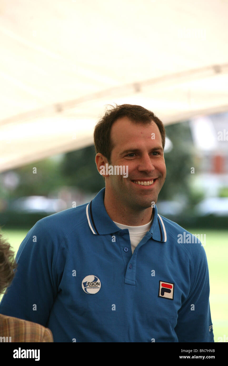 greg rusedski and sue barker tennis players and bbc t.v wimbledon ...