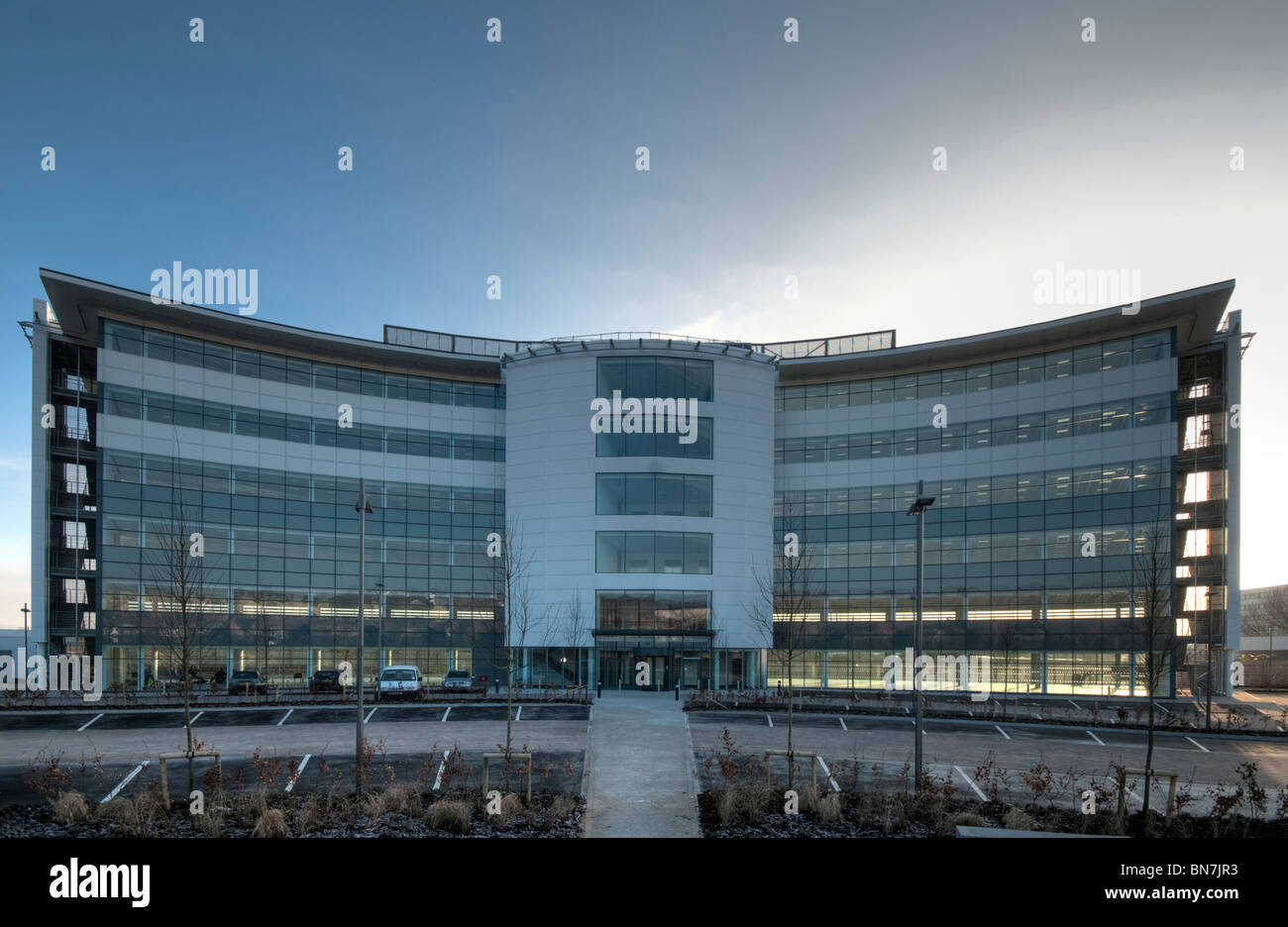 exteriors of Ray Marine office building at Cosham, Portsmouth Stock ...