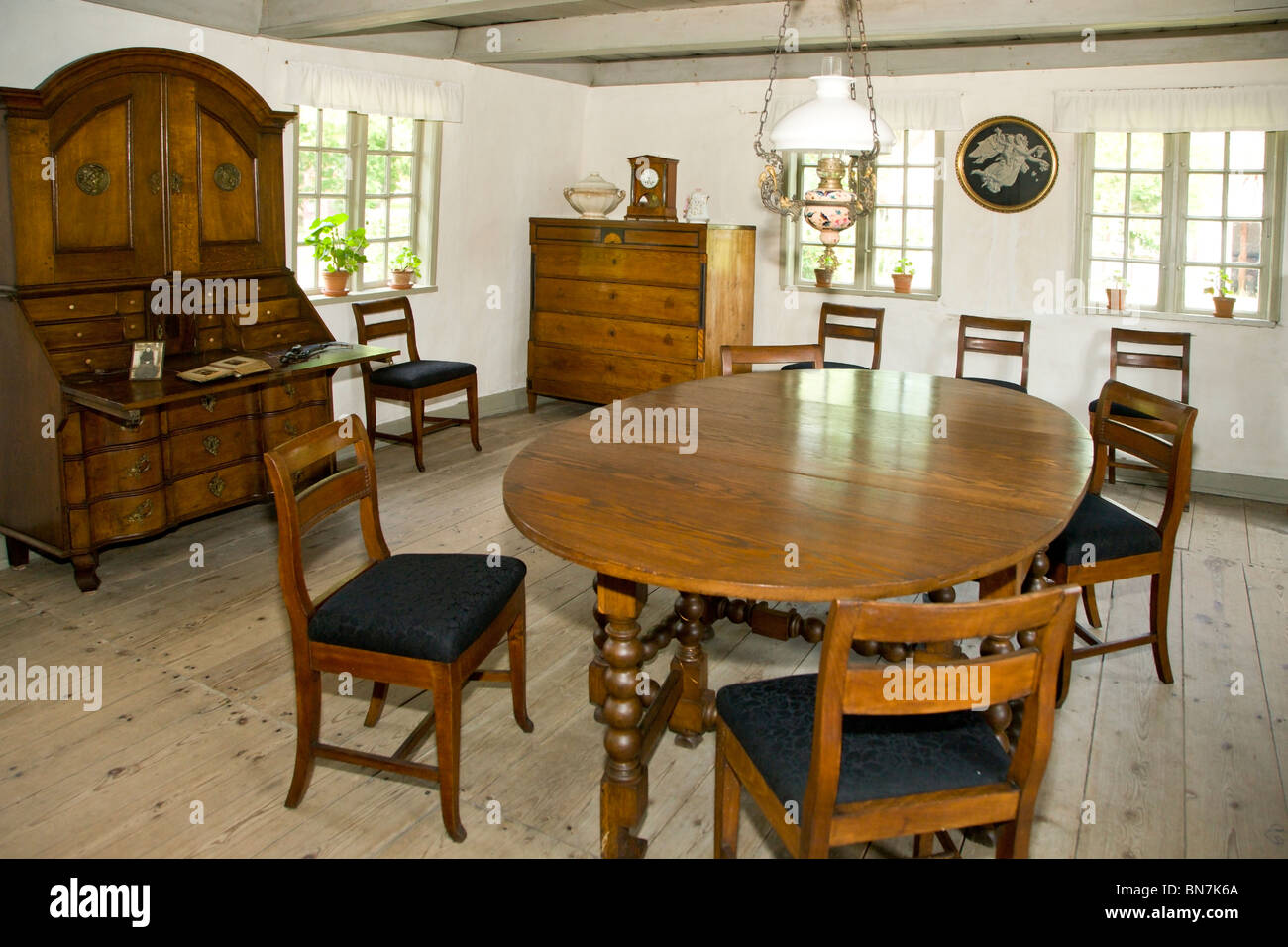 Old dining room Stock Photo - Alamy