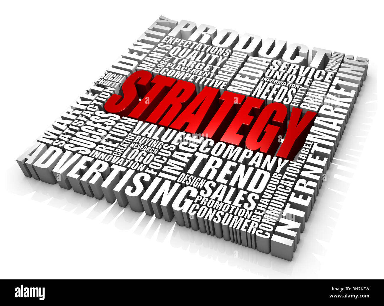 Group of Strategy related words. Part of a series of business concepts ...