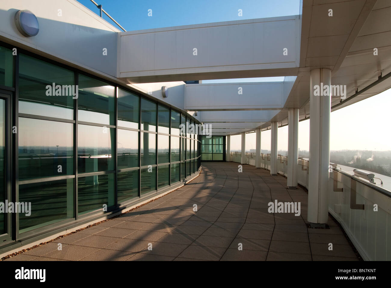 balcony at Ray Marine office building at Cosham, Portsmouth Stock Photo ...