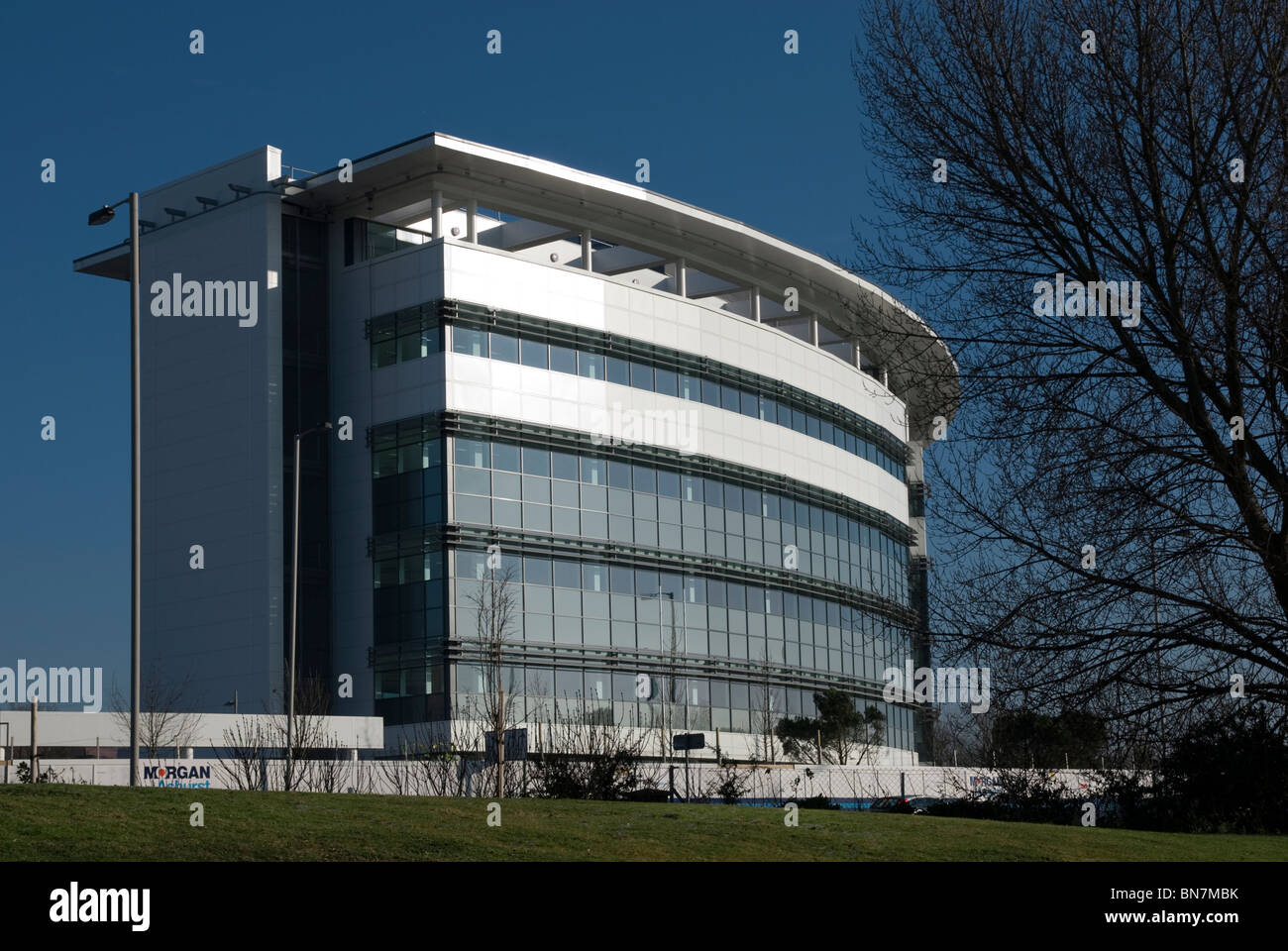 exteriors of Ray Marine office building at Cosham, Portsmouth Stock ...