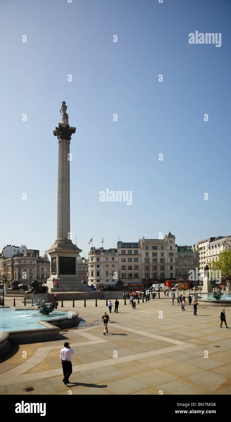 Nelson's Column, Trafalgar Square, London Stock Photo - Alamy