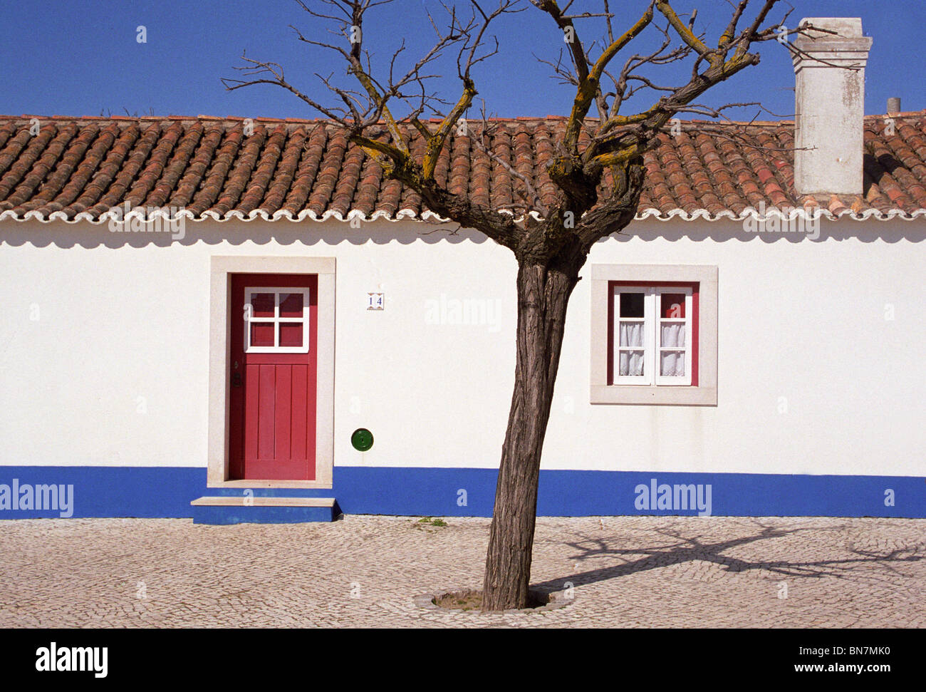 Typical house. Alentejo, Portugal Stock Photo - Alamy