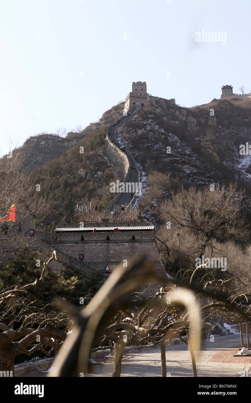 View of the Great Wall of China Stock Photo - Alamy