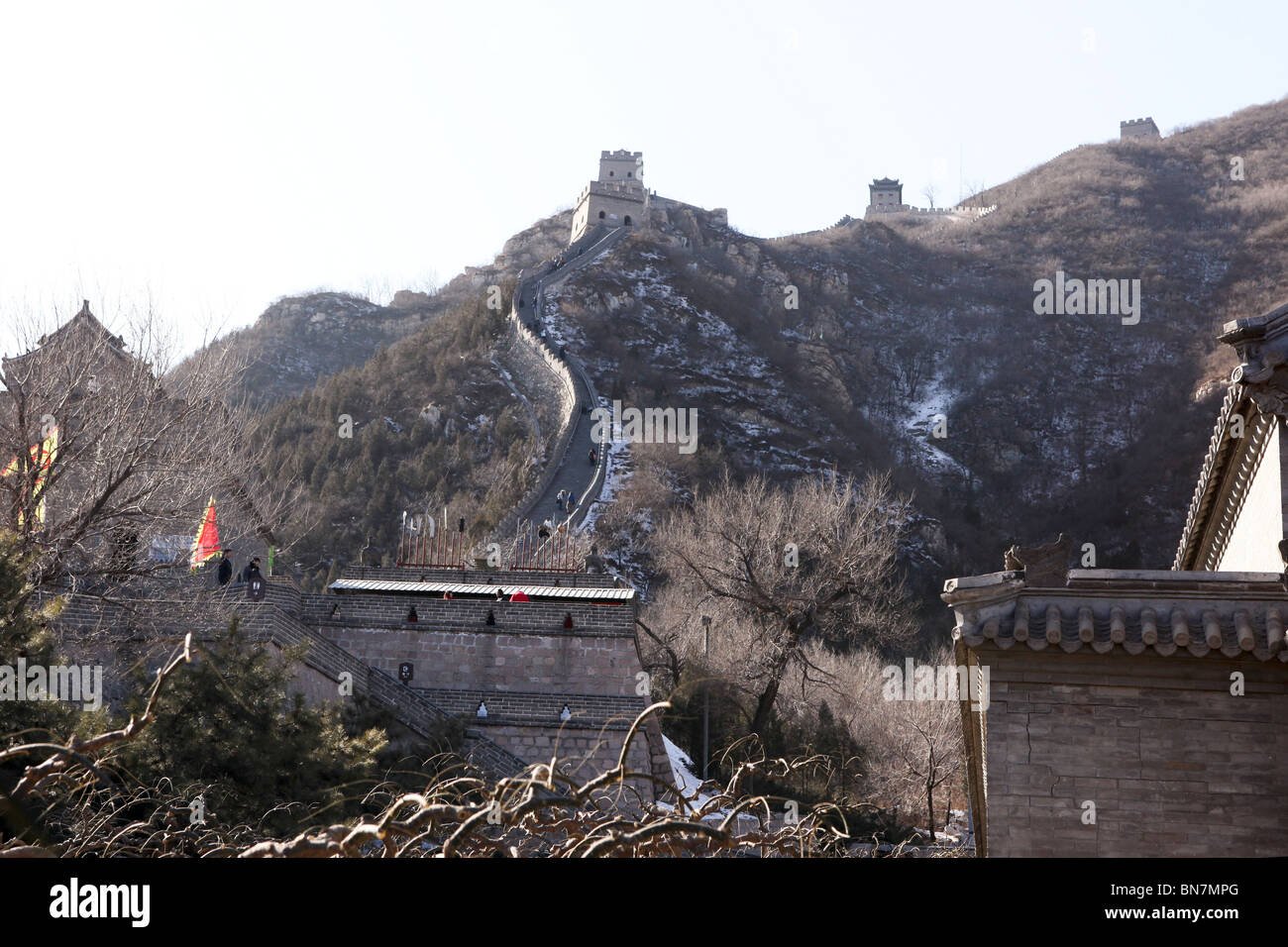 View of the Great Wall of China Stock Photo - Alamy