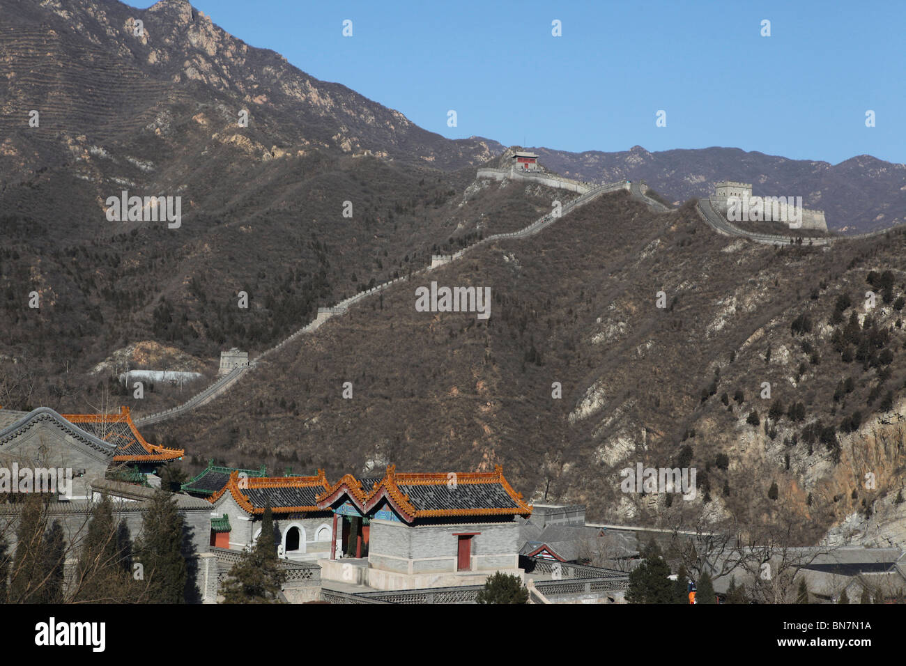 View of the Great Wall of China Stock Photo - Alamy