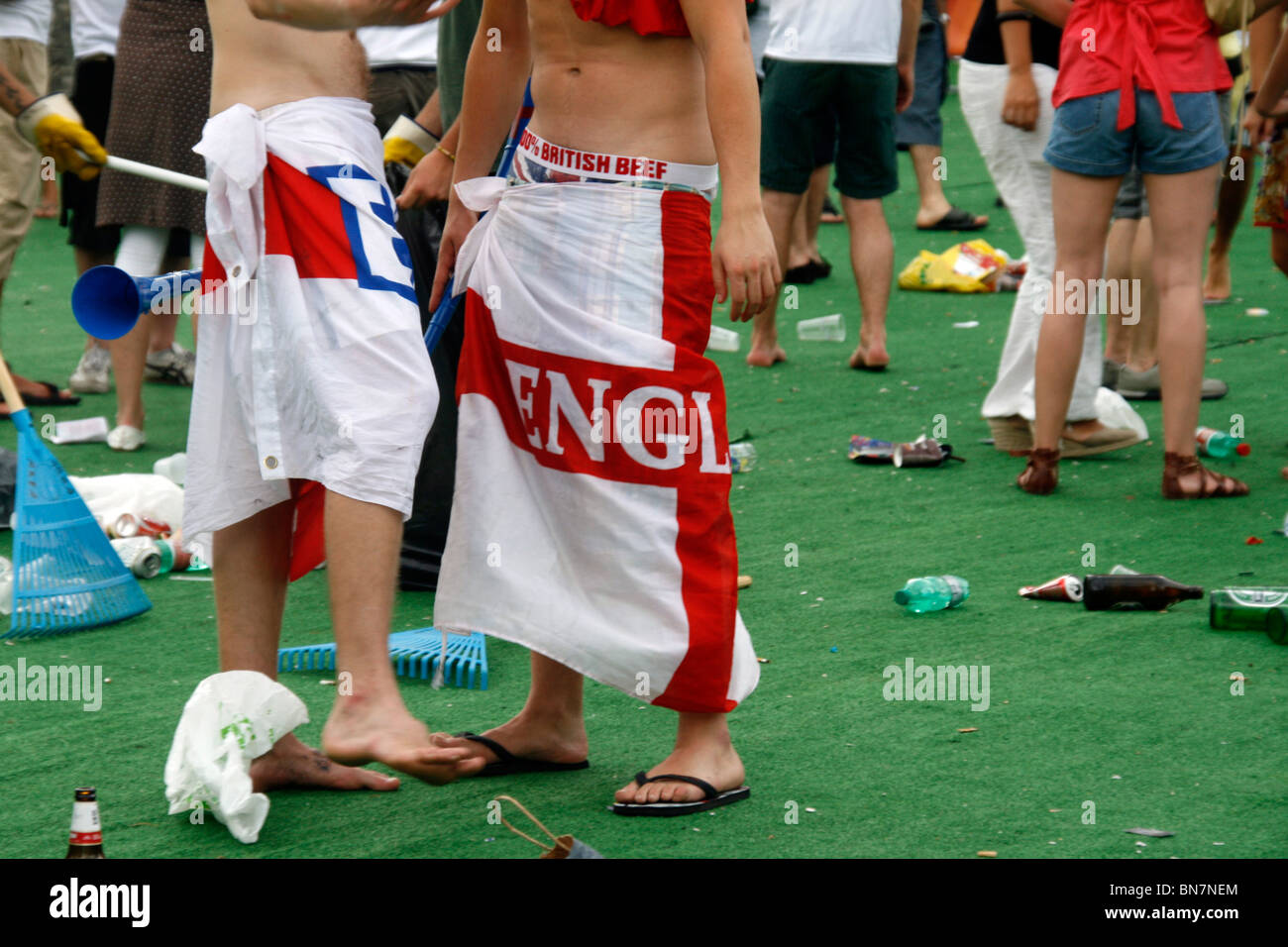 Sad england fans women hi-res stock photography and images - Alamy