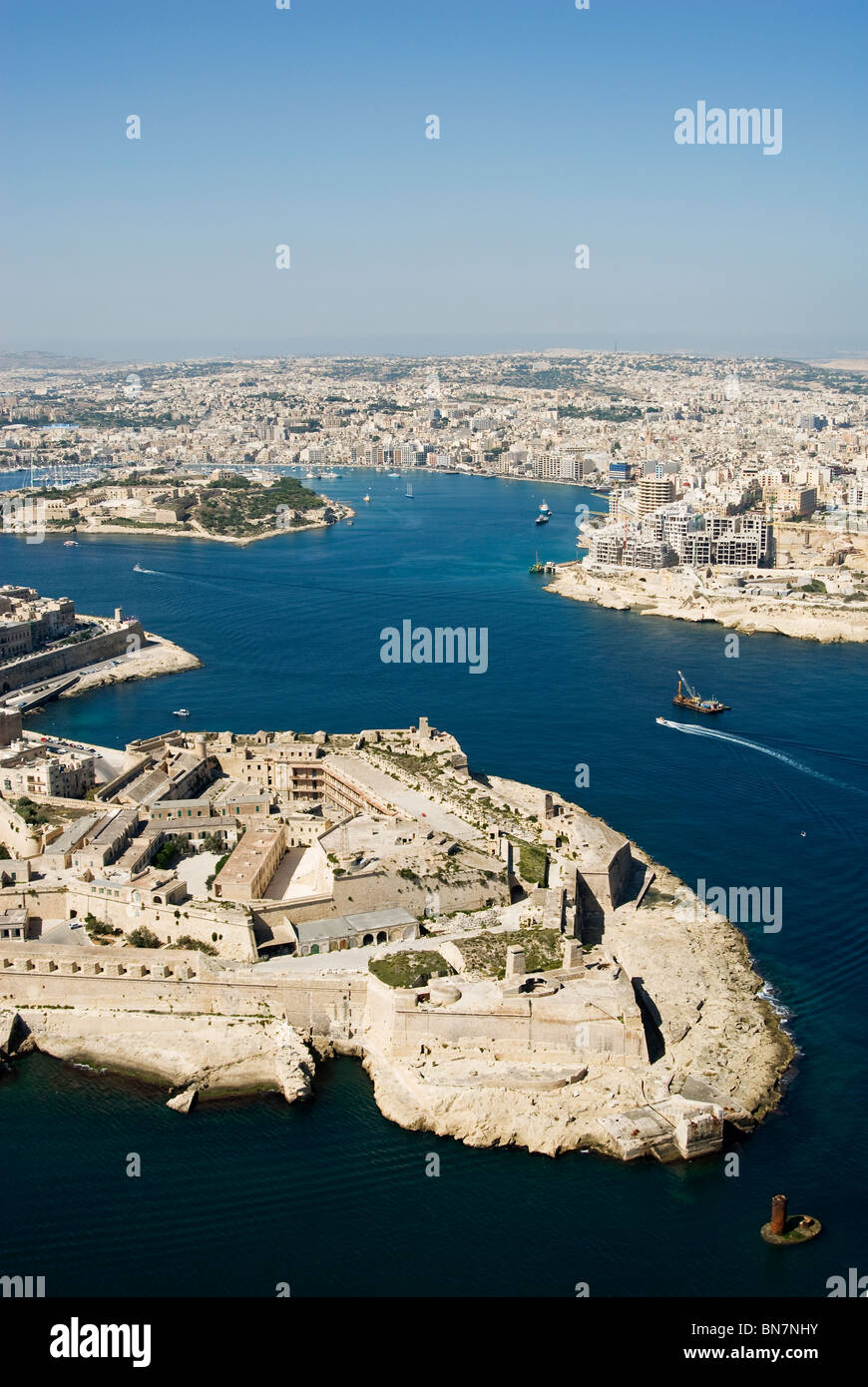 Fort St.Elmo, Valletta, Aerial View, Malta Island, Republic of Malta ...