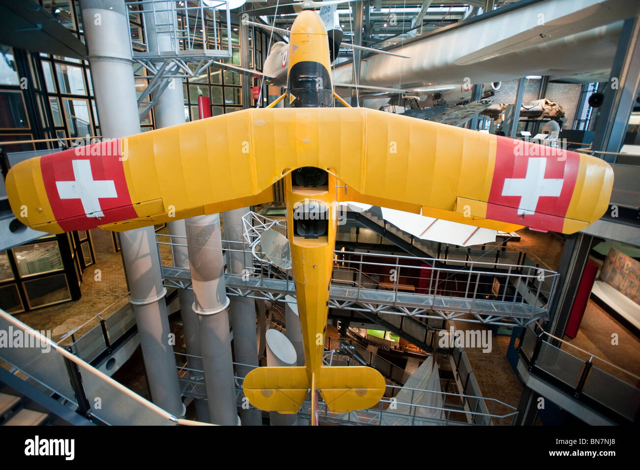 Historic aircraft on display at Deutsches Technikmuseum or German ...