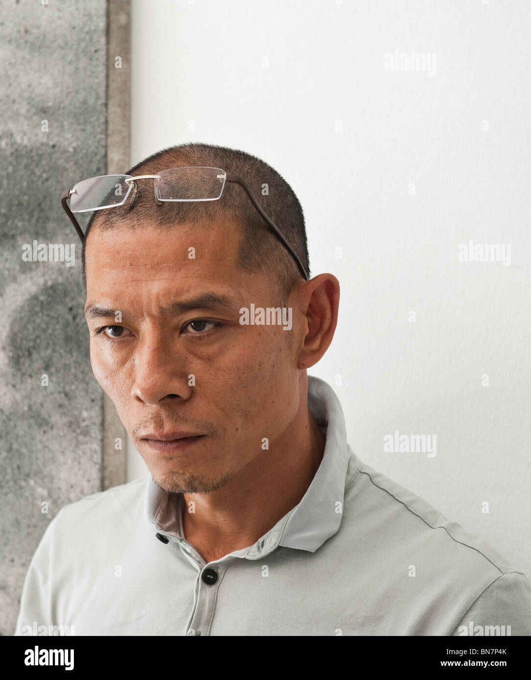 Acclaimed chinese artist Zhang Huan at Padiglione di Arte Contemporanea ...
