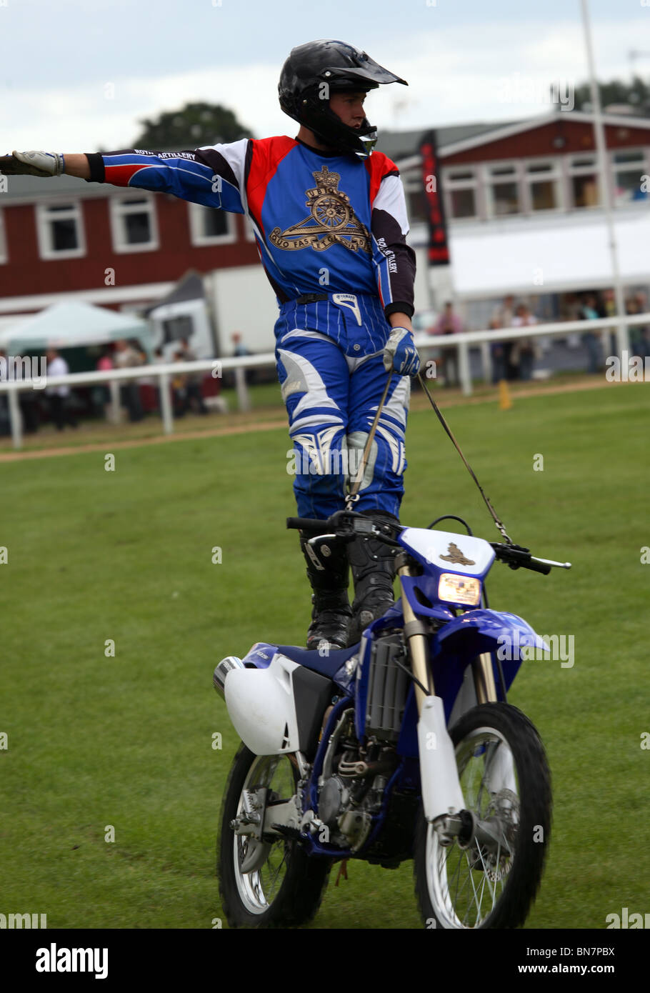 Royal Artillery motorcycle display tream Stock Photo - Alamy