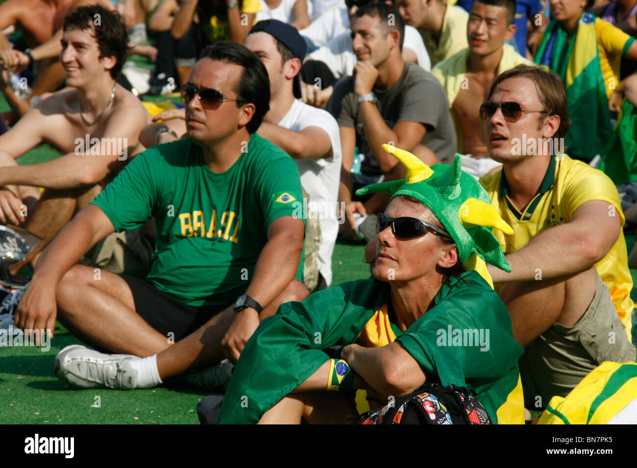 Sad Brazilian Soccer Fans