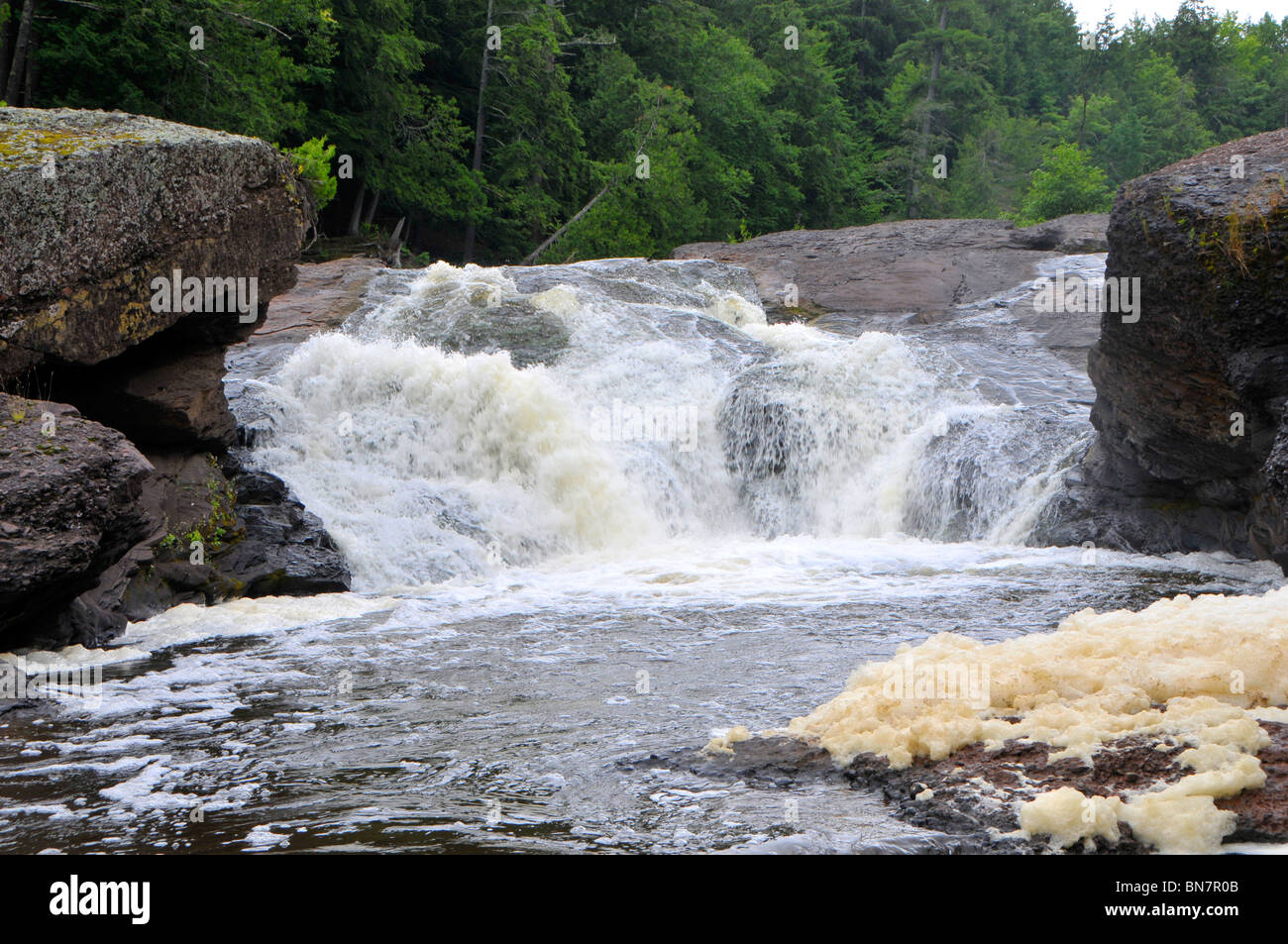 Sandstone Falls Ottawa National Forest along Black River Upper ...