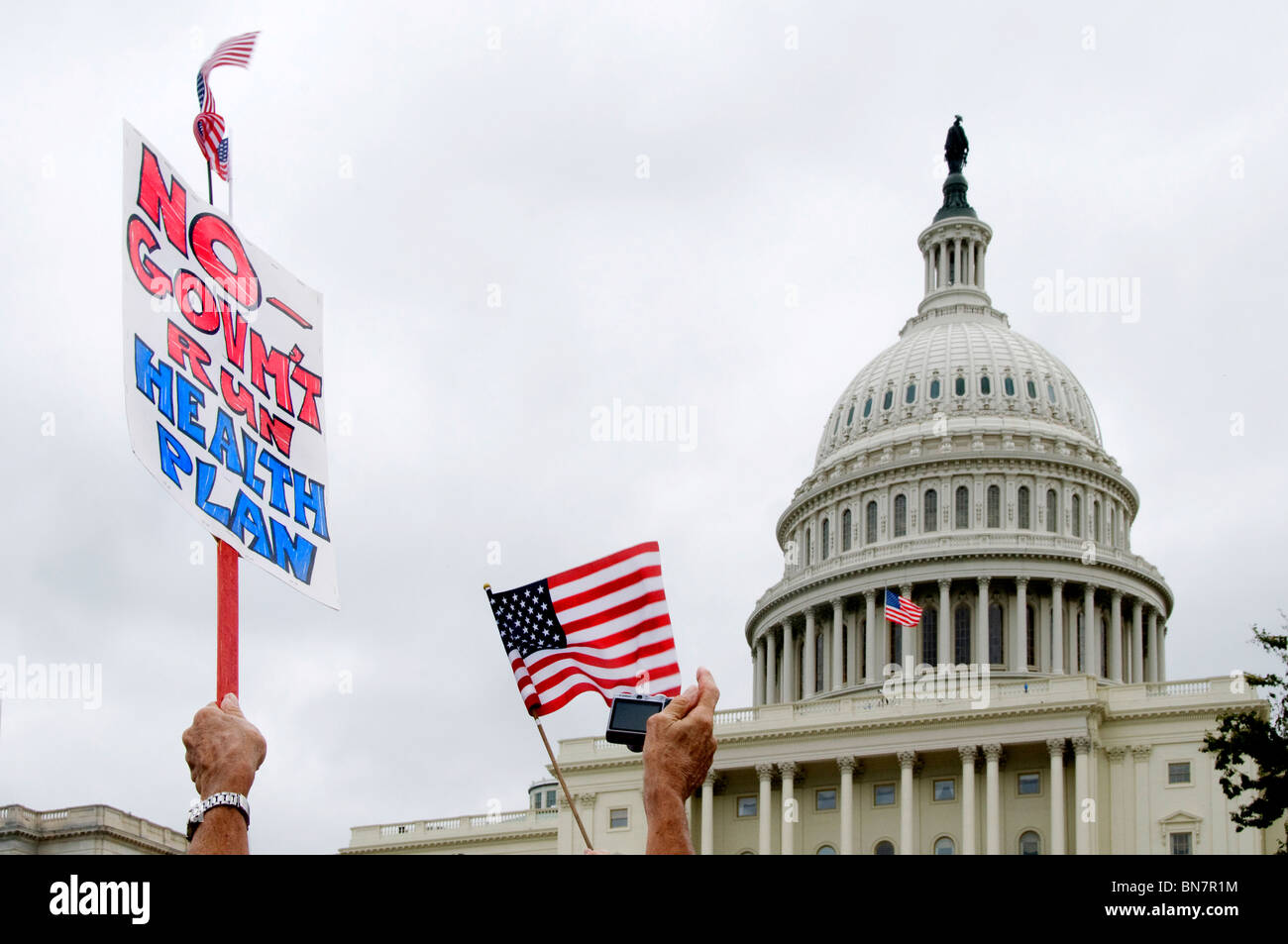 Protest Rally Demonstration at U.S. Capitol Building Washington DC ...