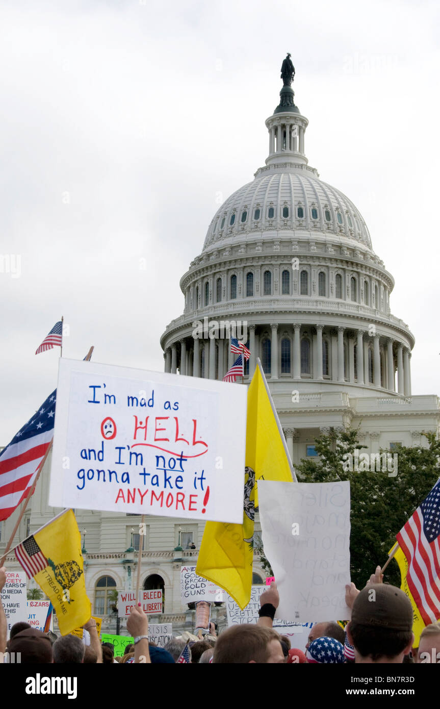 Protest Rally Demonstration at U.S. Capitol Building Washington DC ...