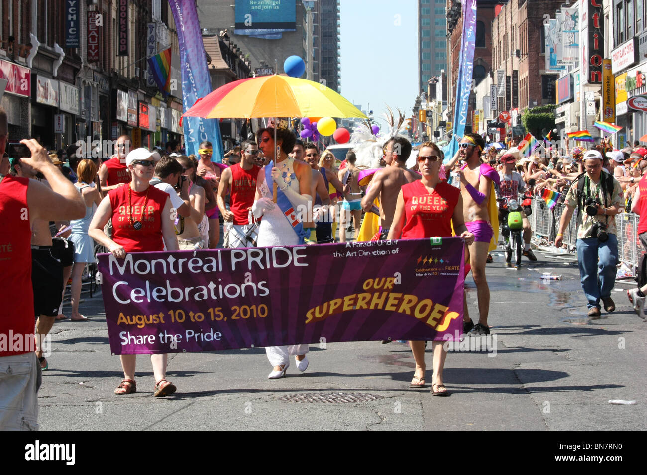street parade pride Stock Photo - Alamy