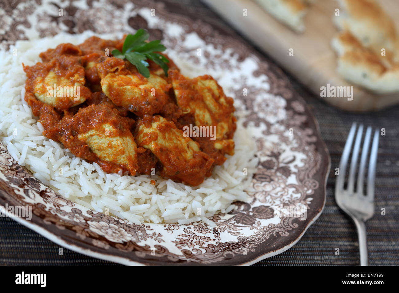 Curry food meal Indian Stock Photo - Alamy