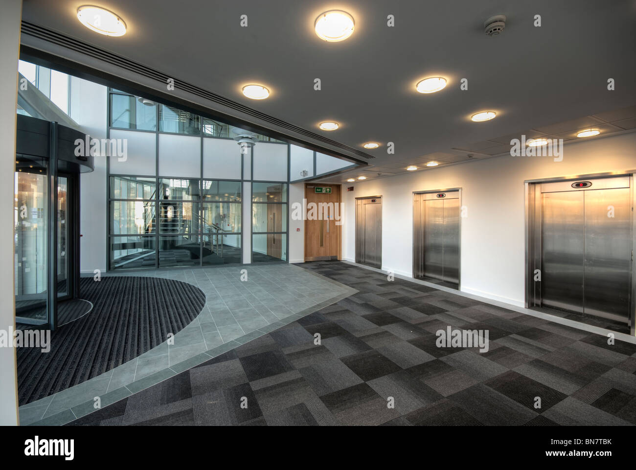 Reception area Ray Marine office building at Cosham, Portsmouth Stock ...