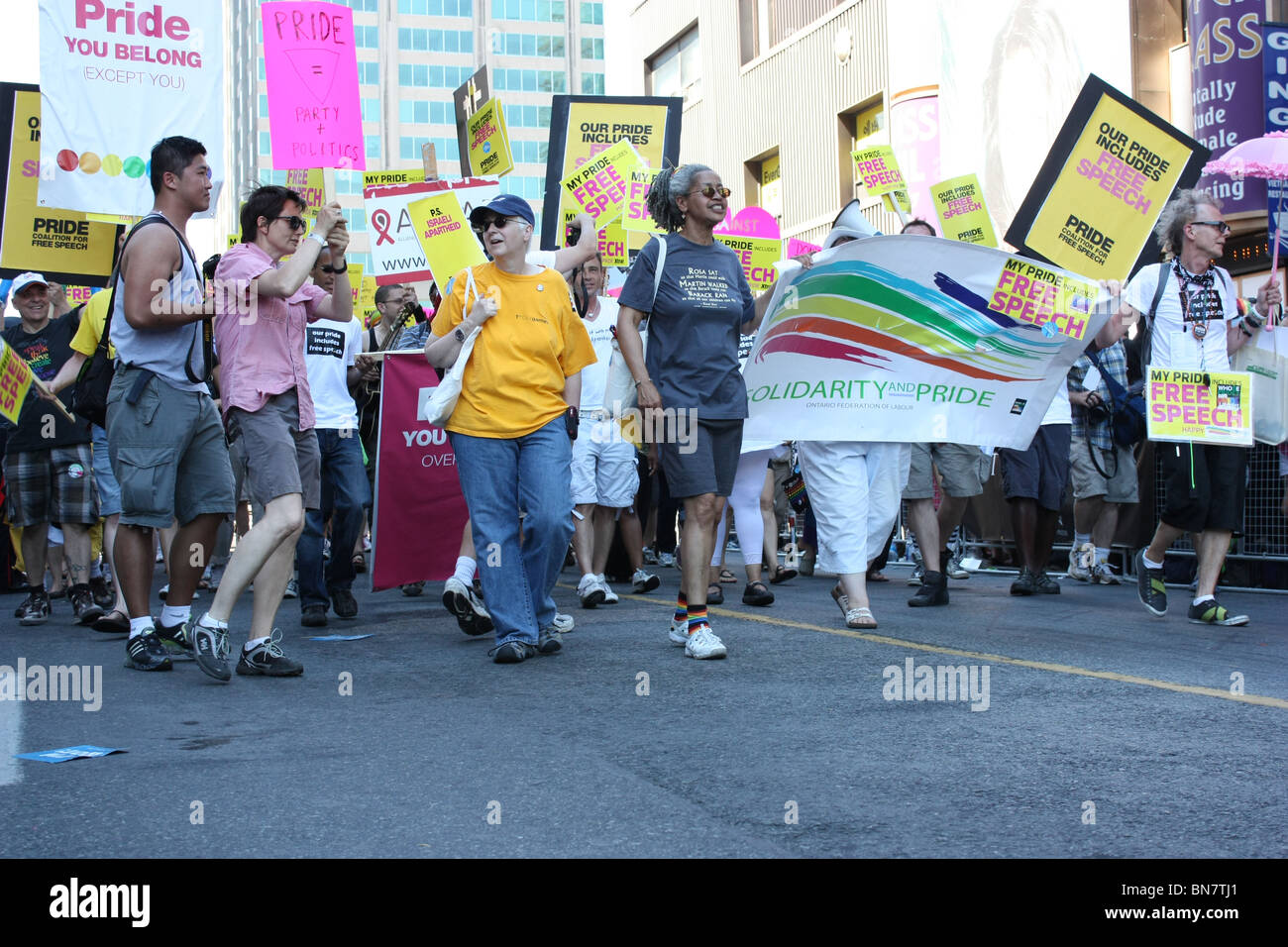 Toronto Pride Parade culture festival attraction Stock Photo - Alamy