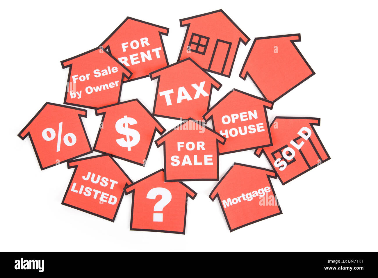 Home sale sign Cut Out Stock Images & Pictures - Alamy