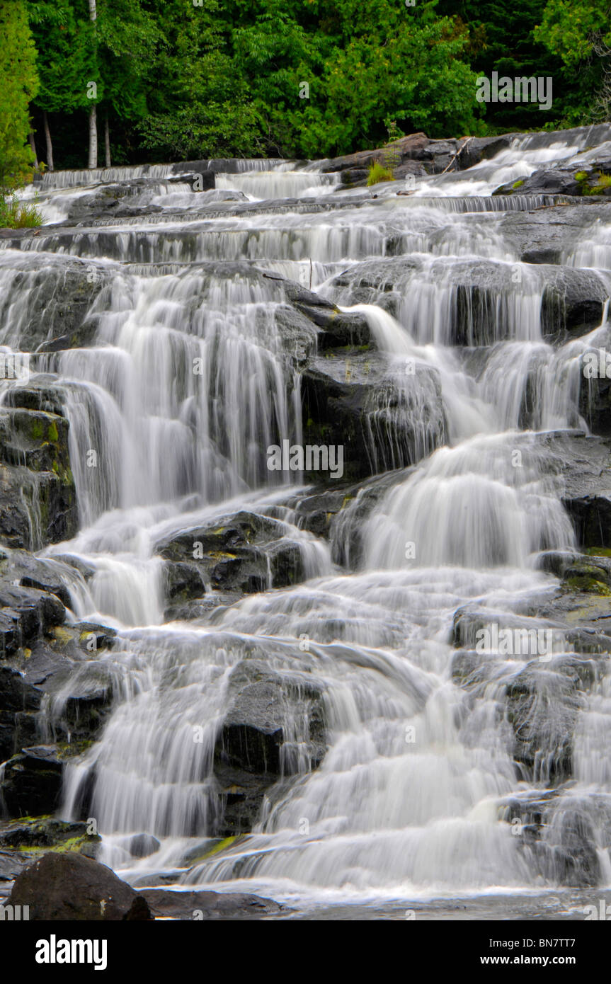 Bond Falls Upper Peninsula Michigan Stock Photo - Alamy