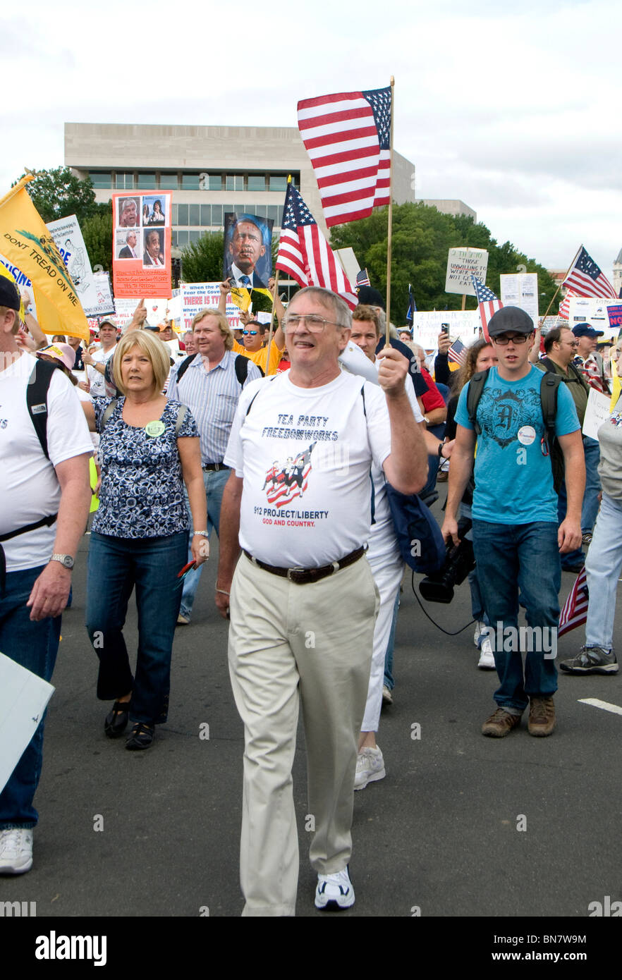Senior Citizen at Protest Rally Demonstration Washington DC Against ...