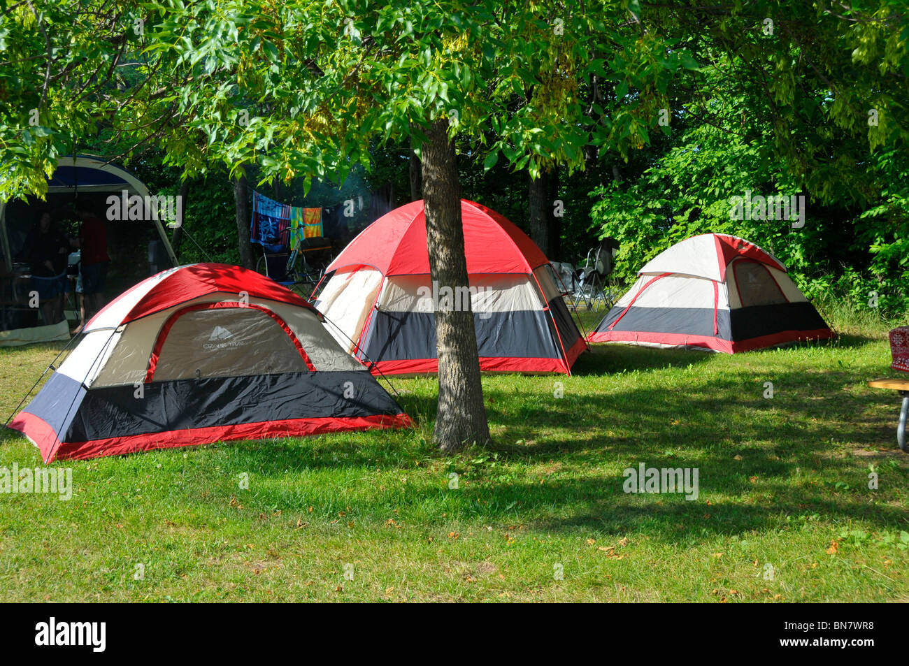 Camping at Porcupine Mountains Wilderness State Park Upper Peninsula ...