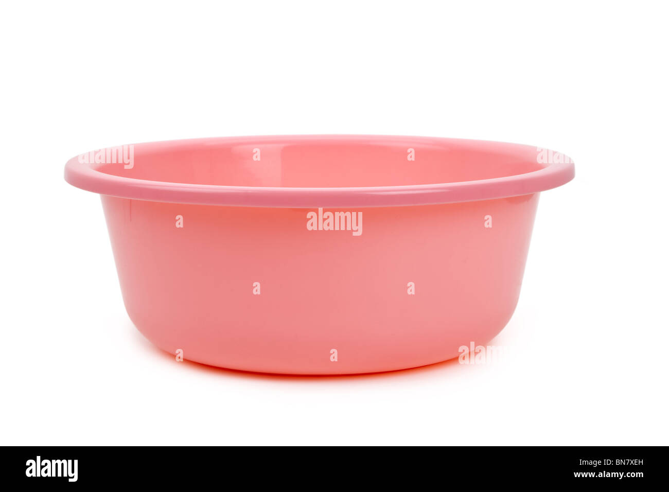 round washing up bowl with white background Stock Photo - Alamy