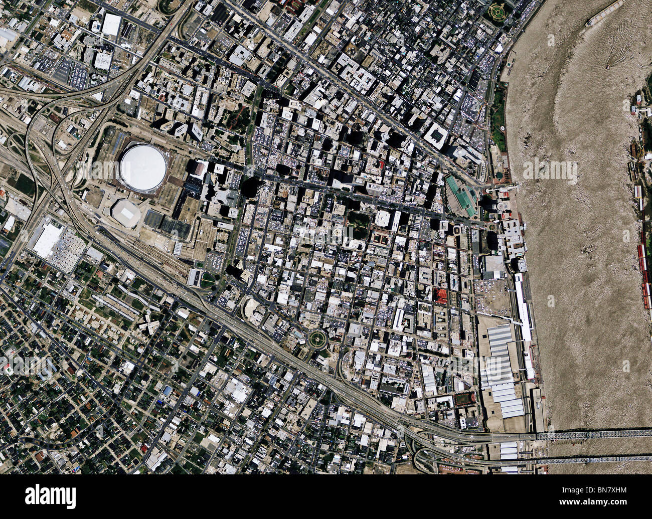 New Orleans Satellite View Maps