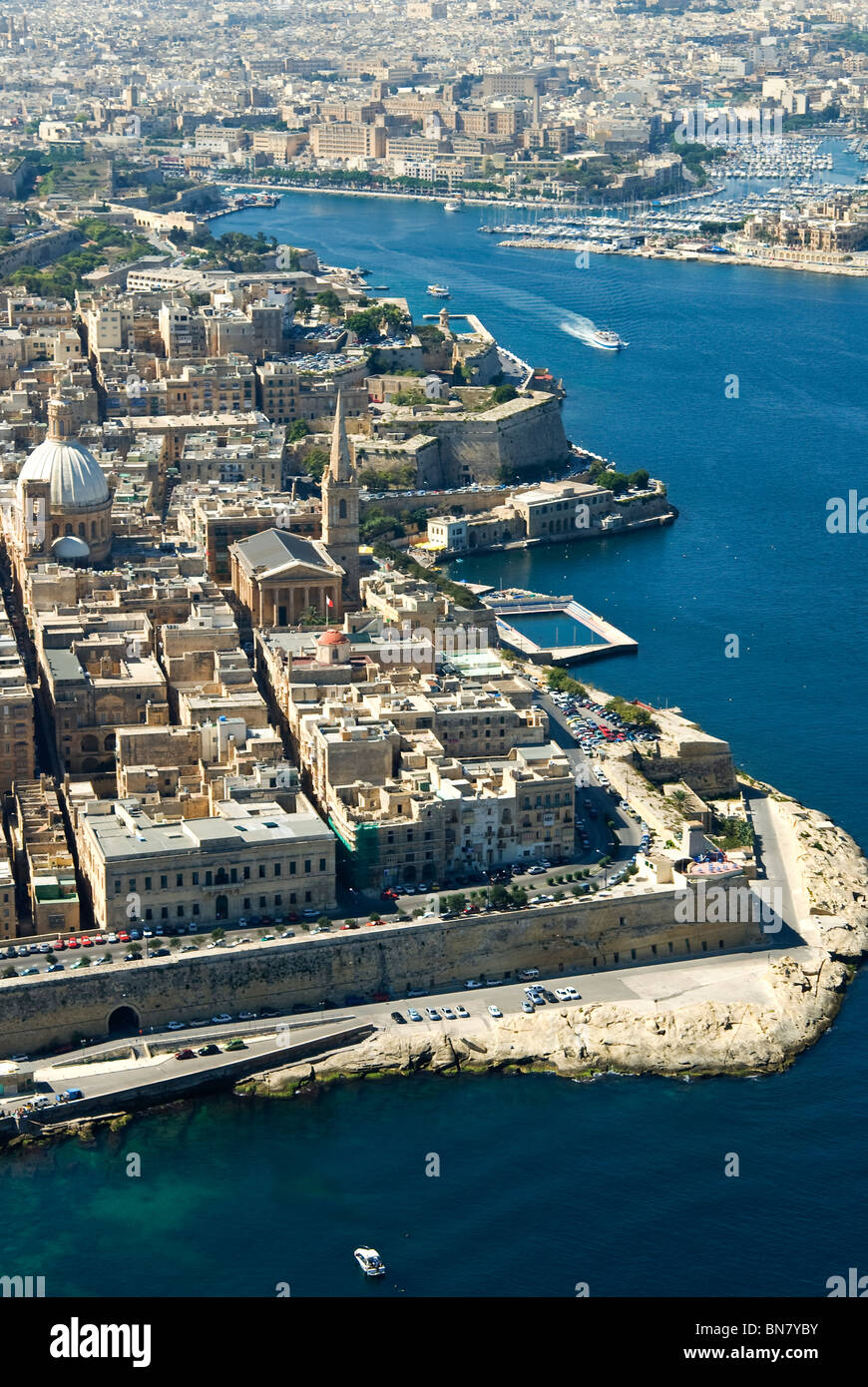 Valletta, Aerial View, Malta Island, Republic of Malta Stock Photo - Alamy