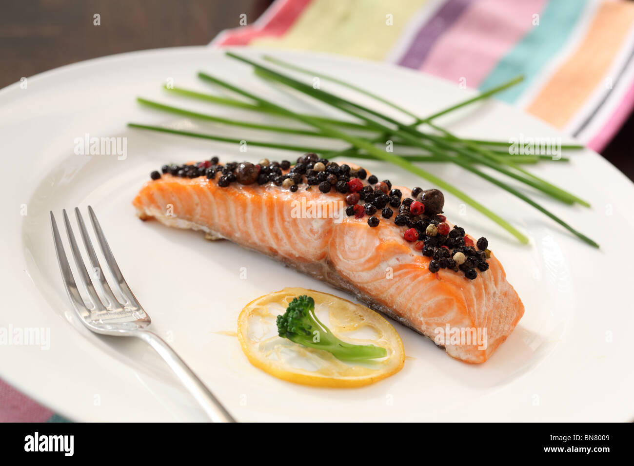 Fillet Salmon fish food sea ocean Stock Photo - Alamy
