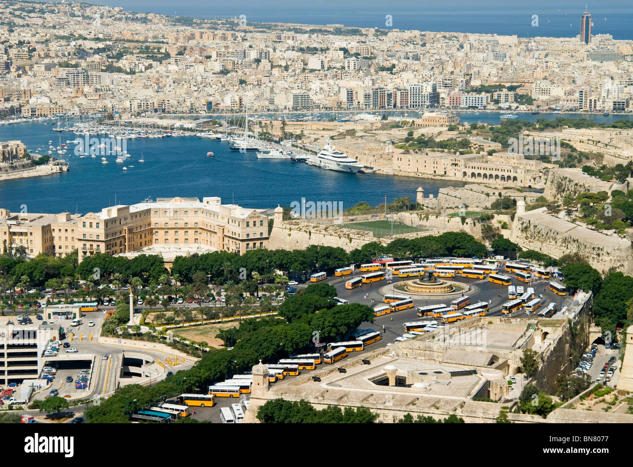 Valletta, Aerial View, Malta Island, Republic of Malta Stock Photo - Alamy