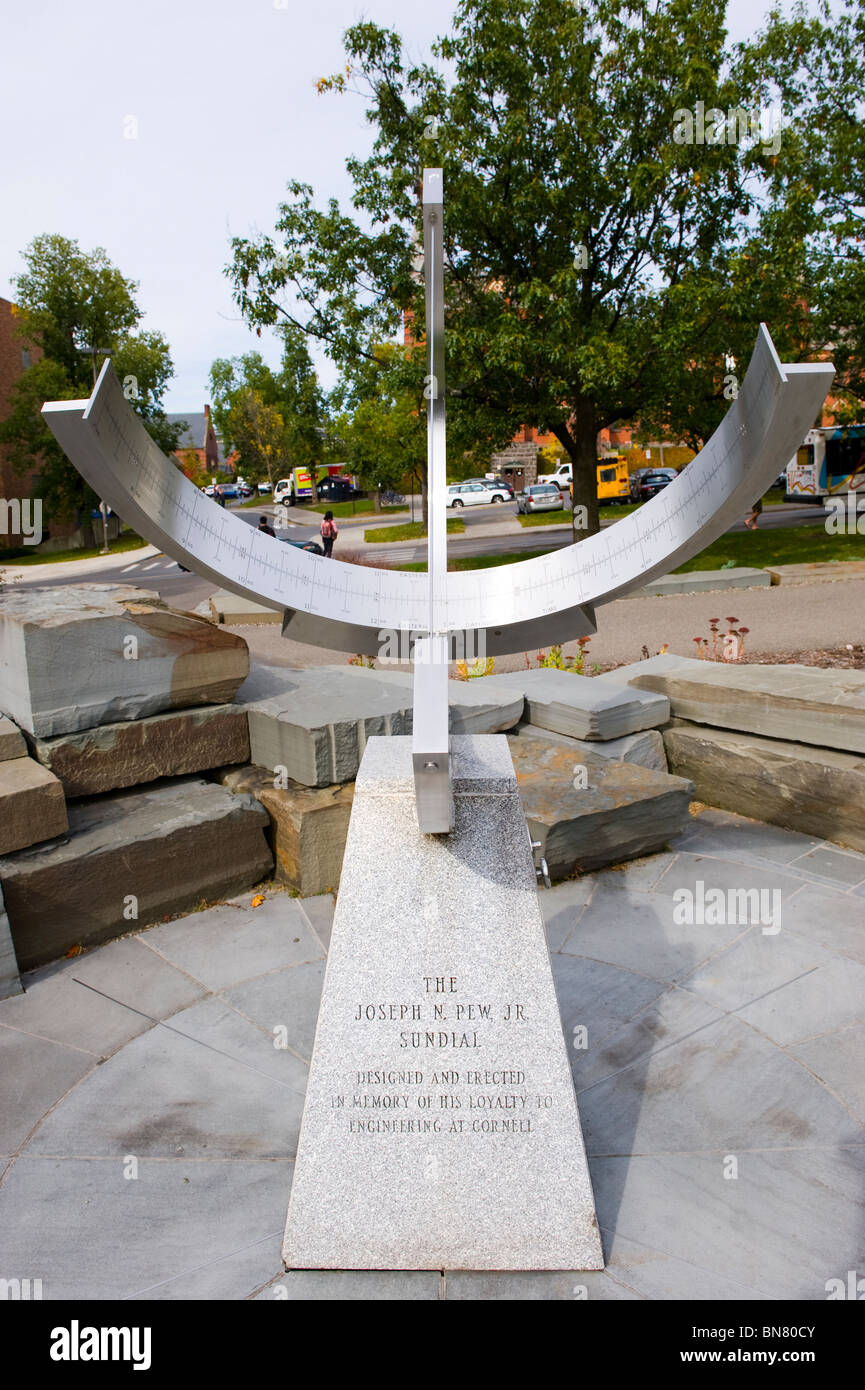 Joseph Pew Sundial Cornell University Campus Ithaca New York Finger ...