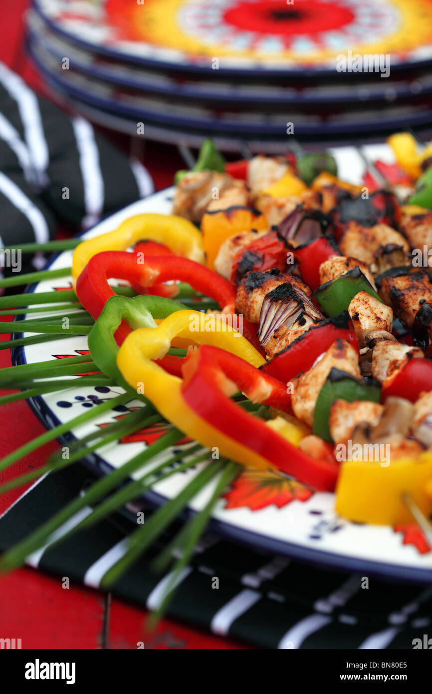 Kebab made vegetables meat hi-res stock photography and images - Alamy