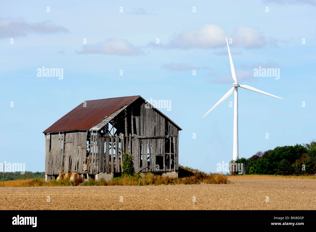 Wind power powered turbine windmills provide electrical power located ...