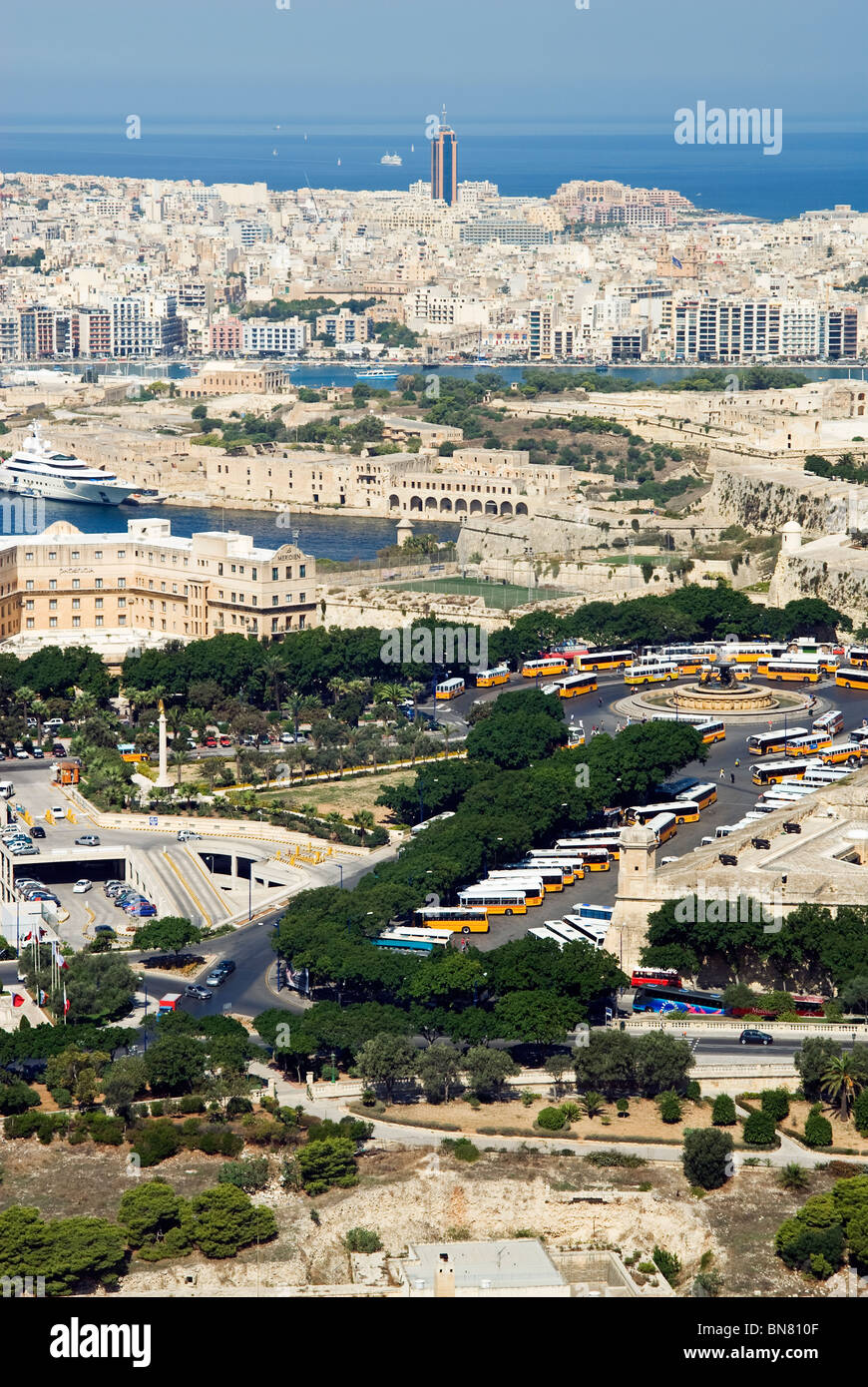 Valletta, Aerial View, Malta Island, Republic of Malta Stock Photo - Alamy