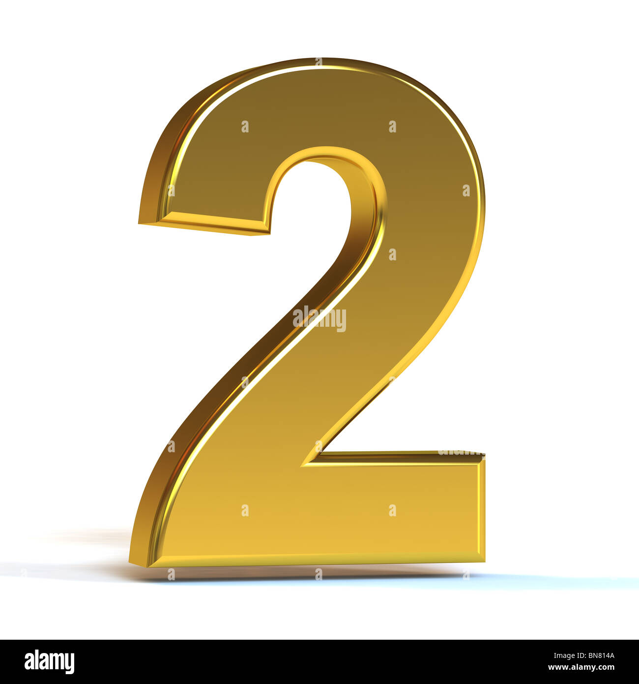 Gold number two hi-res stock photography and images - Alamy