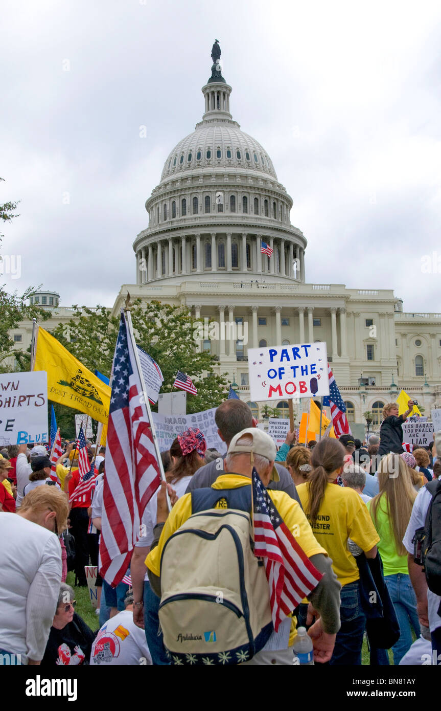 Protest Rally Demonstration at U.S. Capitol Building Washington DC ...