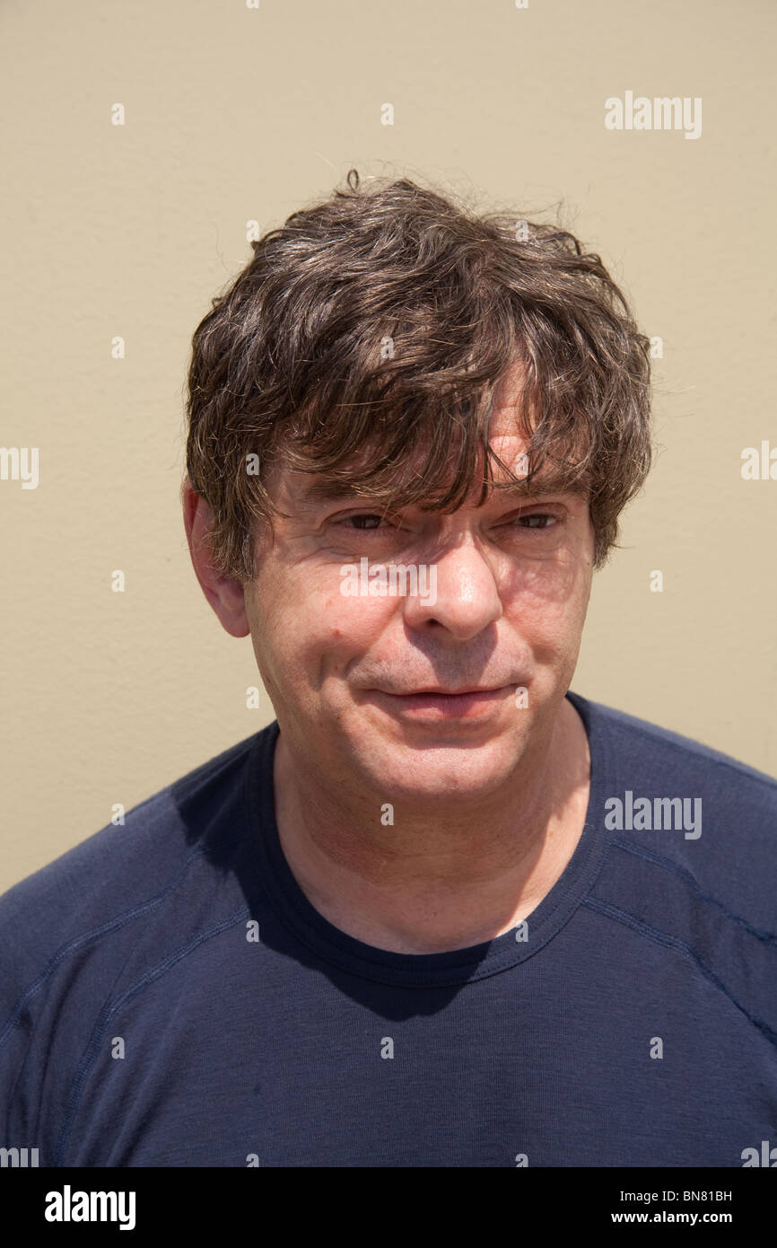 JJ Burnel bass player from the Stranglers, Backstage at the Glastonbury ...
