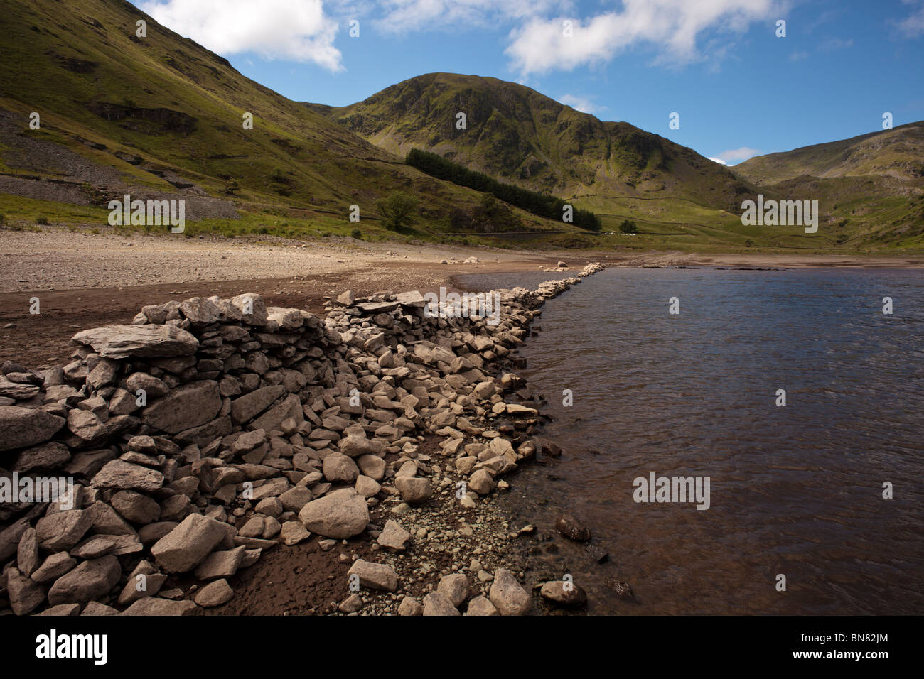 Haweswater reservoir during drought conditions, Cumbria Stock Photo - Alamy