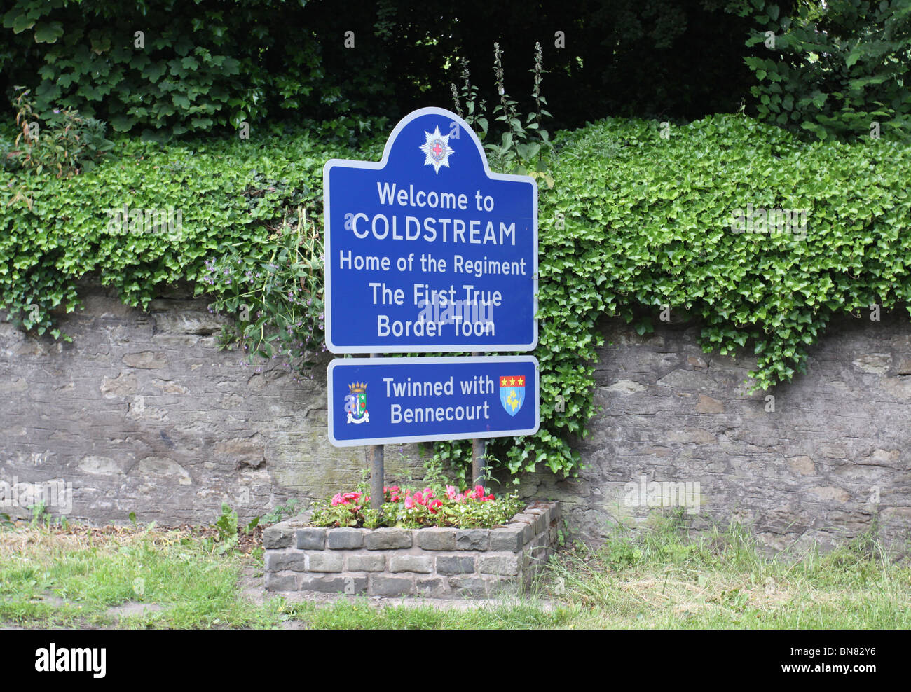 Welcome to Coldstream the first true border toon sign Scotland June ...